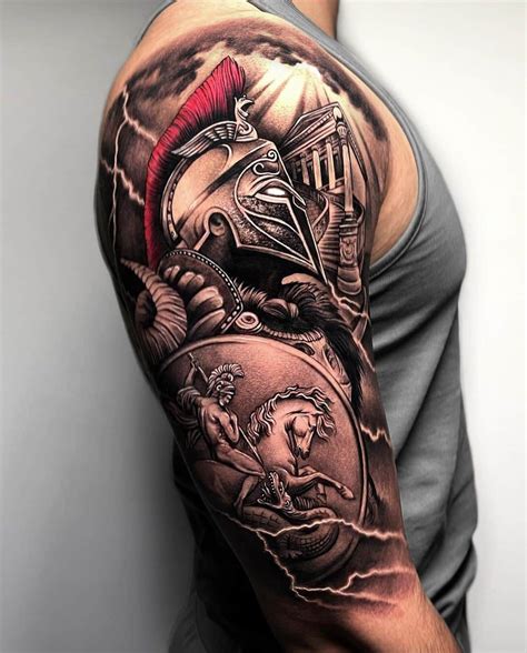 23 Warrior Tattoo Sleeve Ideas To Cope With Hardships Tatouage