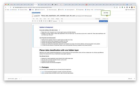 How To Get A Clean Copy Of An Assignment Notebook Neural Networks And