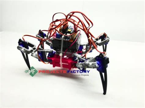 Bluetooth Control Spider Robot Using Arduino Electrical And Electronics Projects Academic Projects
