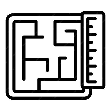 Premium Vector Engineer Plan Icon Outline Vector Female Engineer Job Girl