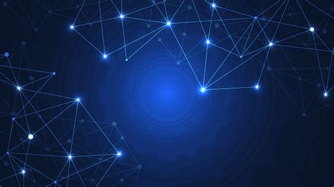 점과 선을 연결하는 디지털 기술 배경 네트워크 연결 및 통신에 대한 추상적인 기술적 배경 0명에 대한 스톡 벡터 아트 및 기타 이미지 Istock