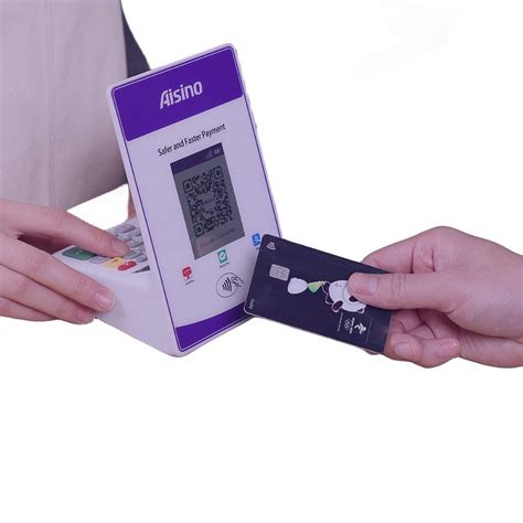 Aisino Dynamic Qr Code Display Double Screen Q161 Payment Pos With Optional Contactless Payment