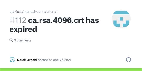 ca rsa 4096 crt has expired · issue 112 · pia foss manual connections