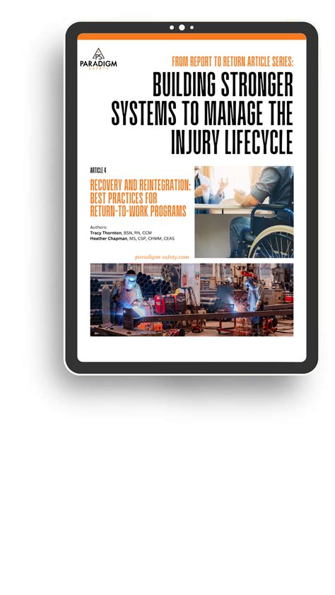 Report To Return Article Series 4 Recovery And Reintegration Best Practices For Return To