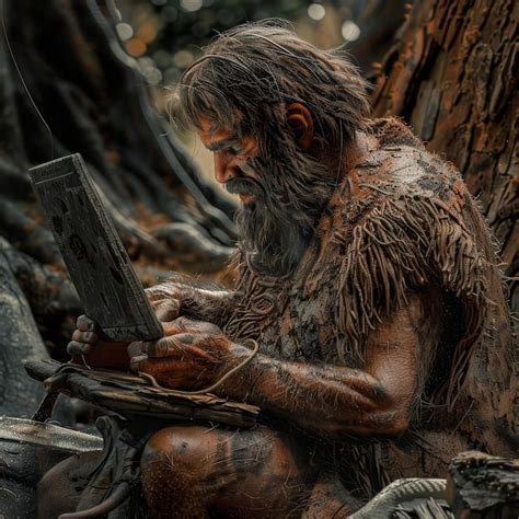Premium Photo Ancient Stone Age Programmer Prehistoric Programming