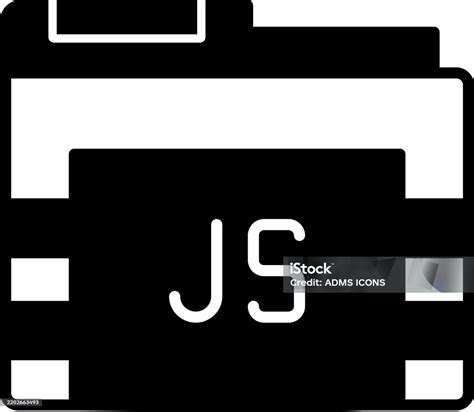 Js Folder Icon Stock Illustration Download Image Now Horizontal Illustration Javascript