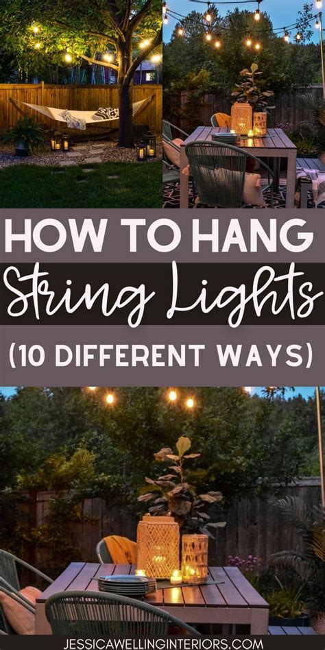 How To Hang String Lights 10 Different Ways Artofit
