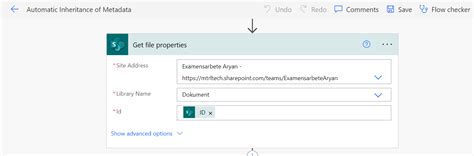 Creating A Flow For Metadata Inheritance To Files Power Platform