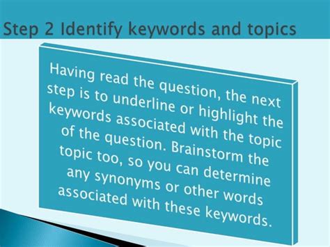 analysing an assignment question ppt