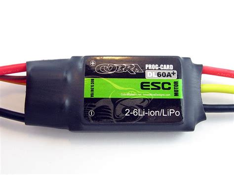 Cobra 60a Esc With 6a Switching Bec