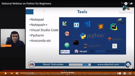 report on webinar on python for beginners rai university naac
