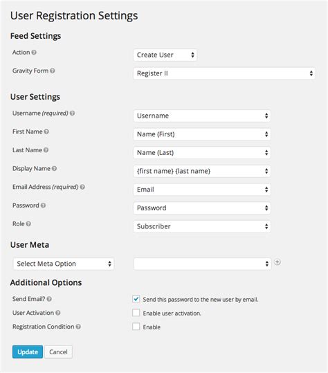 assign a user role based on email domain with gravity forms gravity wiz