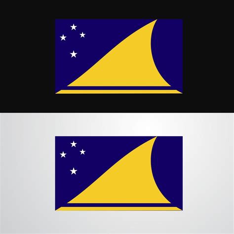 Tokelau Flag Banner Design 14387221 Vector Art At Vecteezy