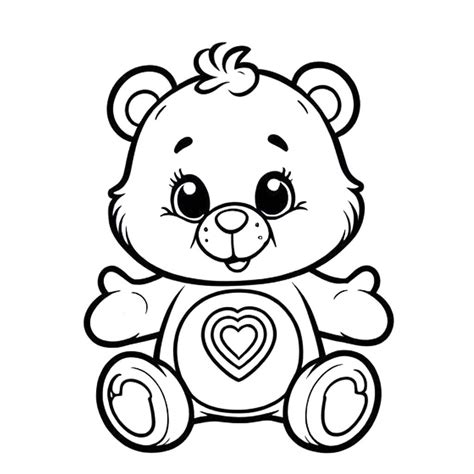 Coloriage Bisounours à Imprimer Et Dessin