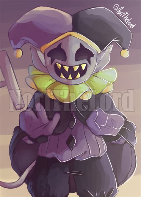 Hi Jevil Fanart By Norithelord On Deviantart