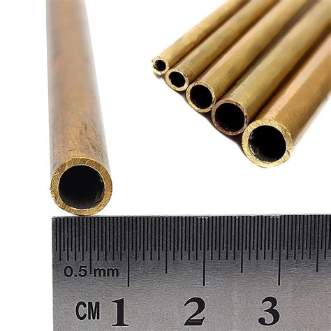 1pcs Hard Brass Tube 2mm 6mm Pipe For Engineering Grandado