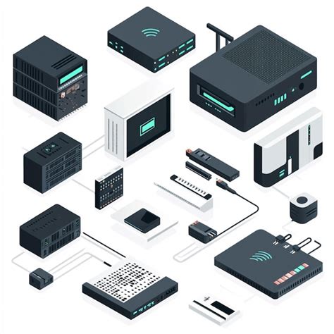 A Technician Organizing Network Cables And Components For A Clean And Efficient Setup Premium