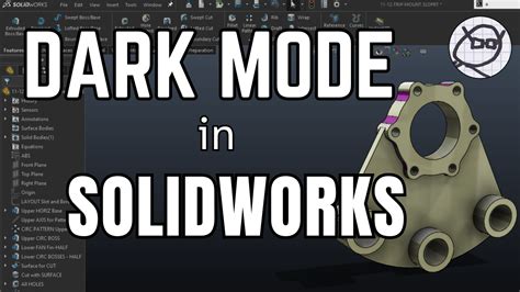 Dark Mode In Solidworks 3 Minute Video Tutorial In Comments R Solidworks