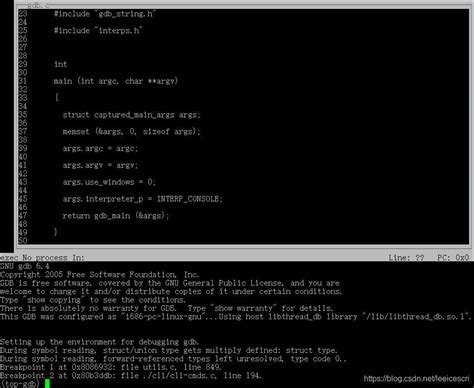 解决gdb调试时tui源码窗口由于显示dos格式文件导致的行号混乱问题gdb 调试源码行数异常 Csdn博客