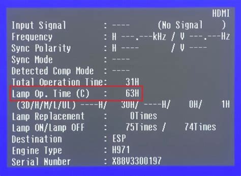 How To Easily Check Lamp Hours On Your Projector Epson BenQ Optoma Understanding Lamp Life