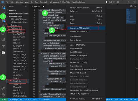 35 Convert An Existing Config To As3 Using The F5 Vs Code Extension