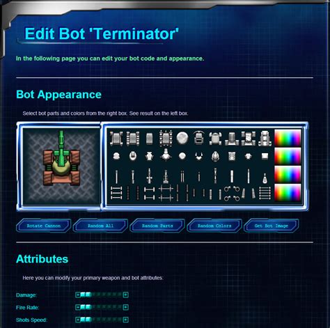 Bot Editing 1 Image Nessbots Indie Db