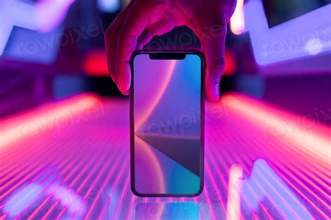 Editable Mobile Phone Screen Mockup Premium Mockup Generator Rawpixel