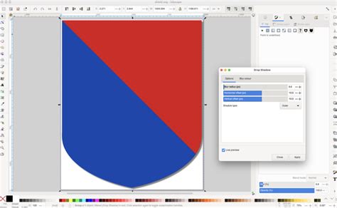 Adding Drop Shadows Drawshield