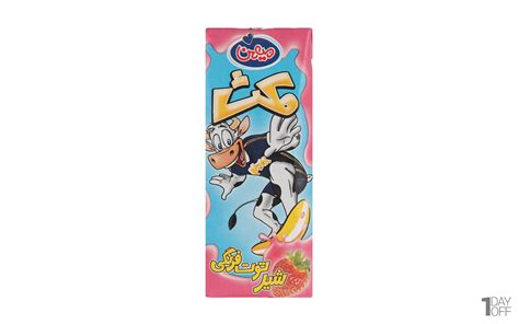 خرید و قیمت عمده شیر توت فرنگی میهن 200 میلی لیتر تک پخش