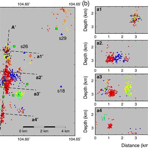 Spatio‐temporal Distribution Of Earthquakes In The Western Cluster