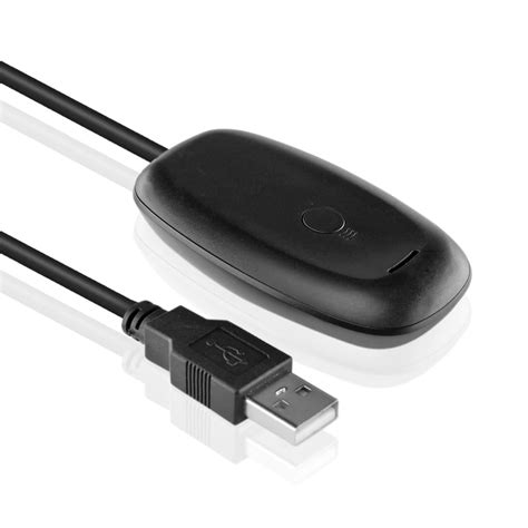 Xbox 360 Wireless Receiver (Black) - USB 2.0 Game Adapter for PC ...