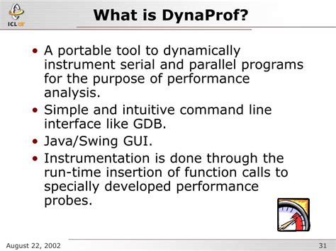 Ppt Dynaprof And Papi A Tool For Dynamic Runtime Instrumentation And Performance Analysis