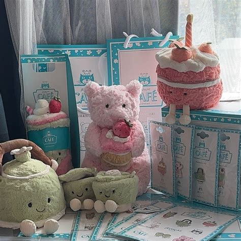 Toys Jellycat Shanghai Exclusive Full Set With Pin And Stickers Bnwt