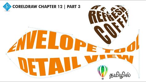ENVELOPE TOOL DETAIL VIEW CORELDRAW TUTORIAL TAMIL CHAPTER PART