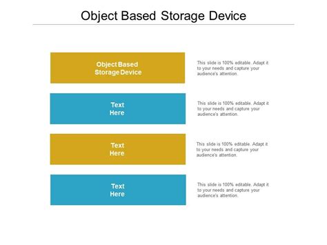Object Based Storage Device Ppt Powerpoint Presentation Ideas Gallery Cpb Presentation