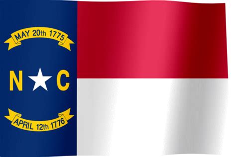 North Carolina Flag All Waving Flags