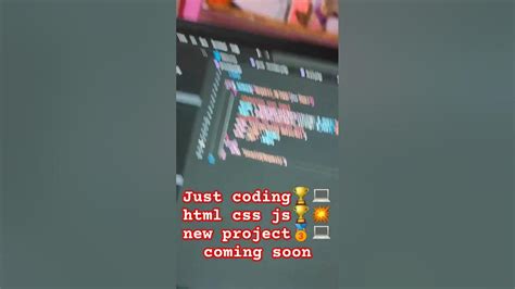 New Project🥉💻 Coming Soon Html Css Js Tranding 🥉🏆shorts 🏆viralvideo Programming 🏆👑👑👑👑