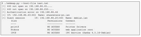 Smbmap Wield It Like The Creator Smb Enumeration Nopsec