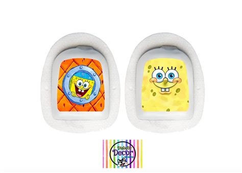 Omnipod Sponge 2 Pack Stickers Omnipod Sticker Diabetes Stickers Best Omnipod Top Surface