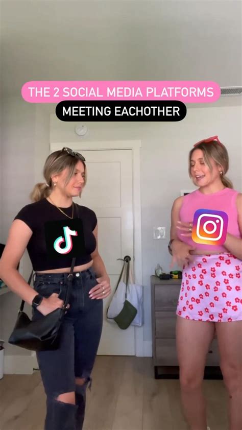 Tiktok Vs Instagram Social Media Page Design Social Media Quotes Social Media