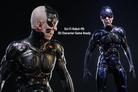 Sci Fi Robot M5 Characters Unity Asset Store