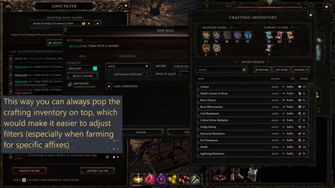 ui suggestion crafting inventory you can drag and move around r