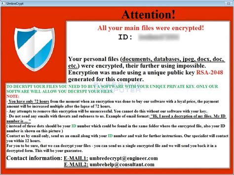 Hydracrypt And Umbrecrypt Ransomware Cracked Decrypter Available For Download