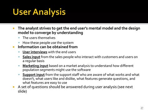 user interface analysis and design pptx