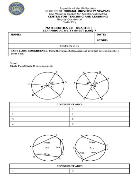 Circle Iii Pdf Circle Perpendicular