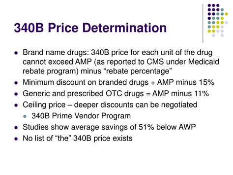 Ppt The 340b Program An Overview Powerpoint Presentation Free Download Id720559
