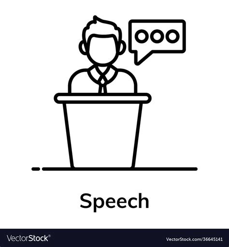 Speech Royalty Free Vector Image Vectorstock Speech Royalty Free Vector Image Vectorstock