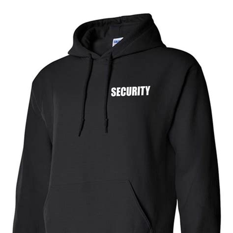 Security Hoodie Etsy