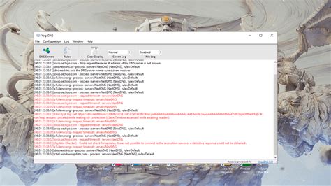 there s no internet and yoga dns keeps reporting request timed out