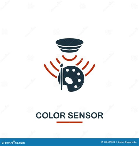 Color Sensor Outline Icon Thin Line Style From Sensors Icons